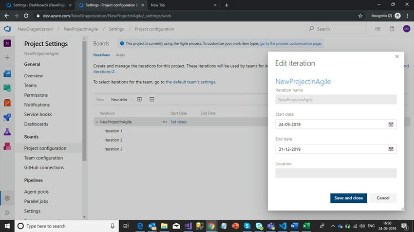 Azure Devops Project Configuration Settings Part One